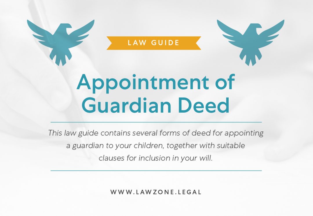 Appointment of Guardian Deed-01 | Online Legal Advice